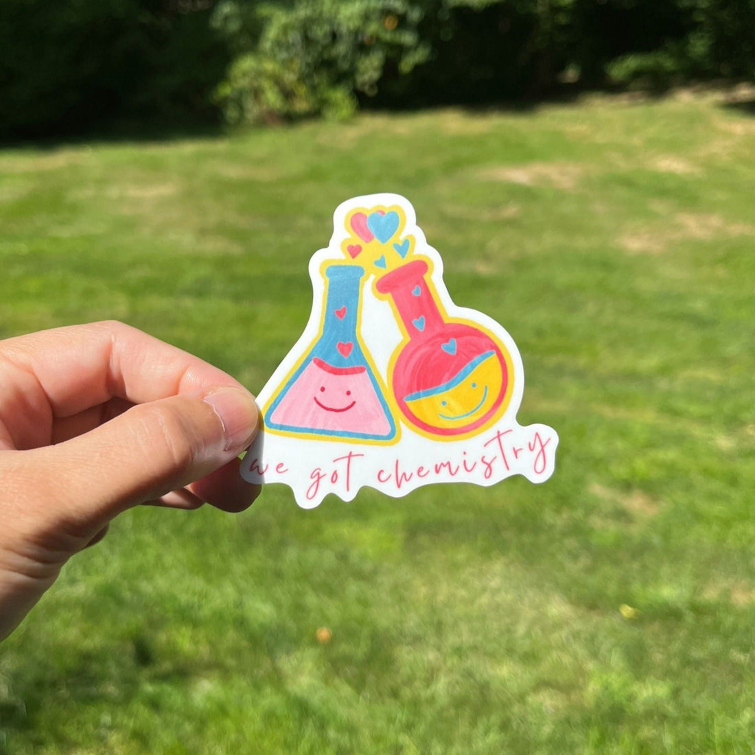 We Got Chemistry 🧪😛 Vinyl Sticker – IstiloPrints