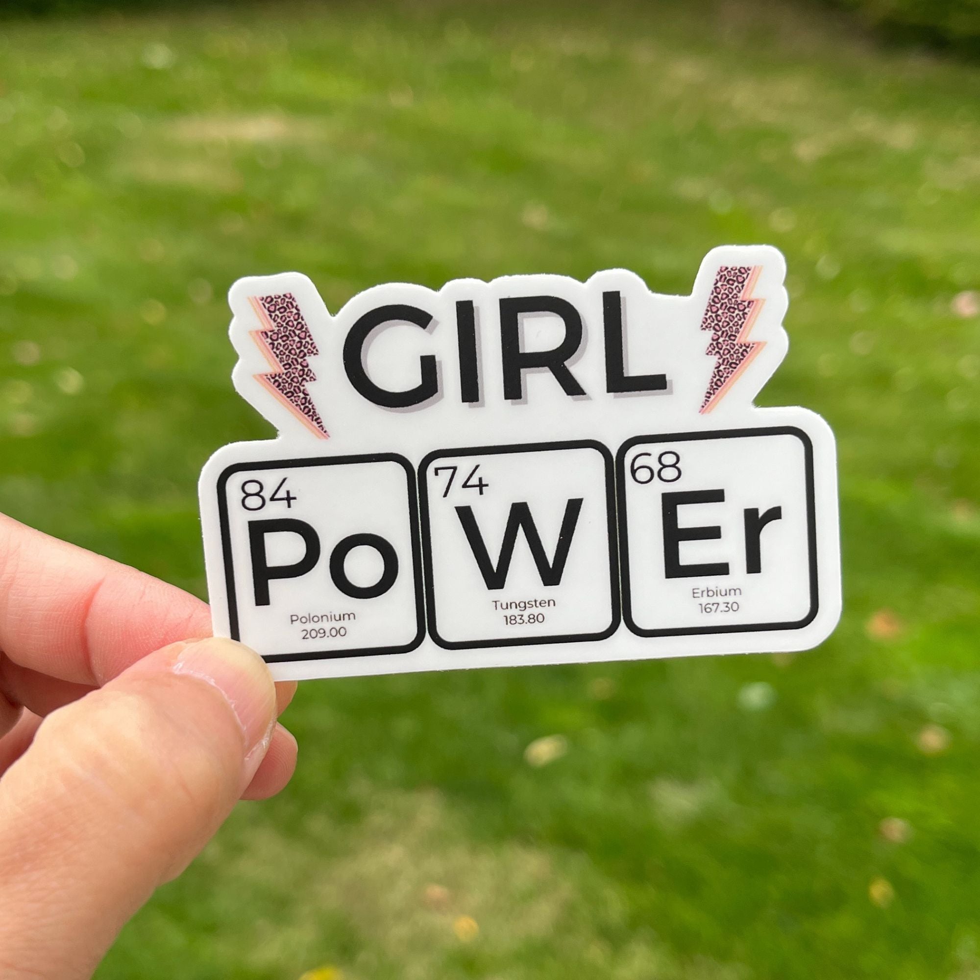 Girl Power 💥⚡ Vinyl Sticker – IstiloPrints