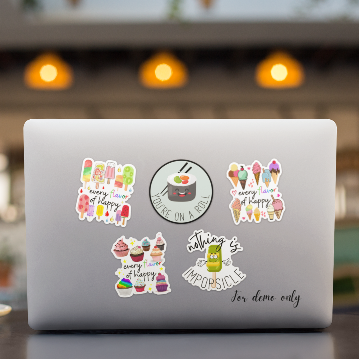 Ice Cream, Dessert Lover 🍦🌈 Vinyl Sticker – IstiloPrints